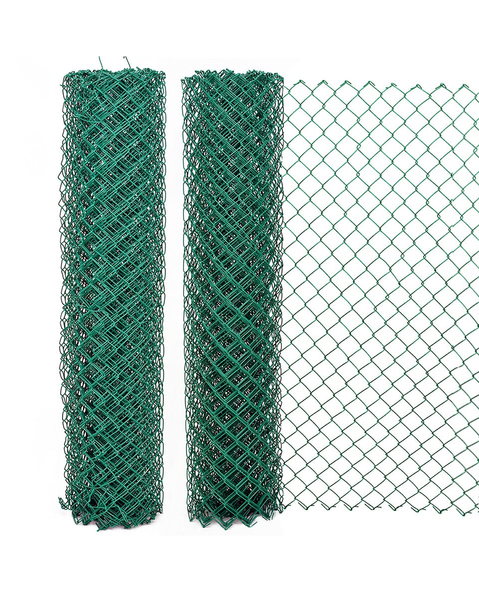 Rollo de Malla Olimpica Recubrierta con PVC Verde